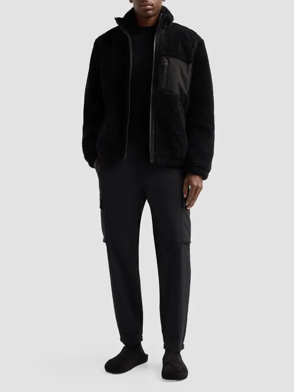 Vince Faux-sherpa Zip-up Jacket