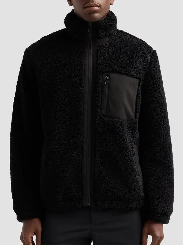 Vince Faux-sherpa Zip-up Jacket
