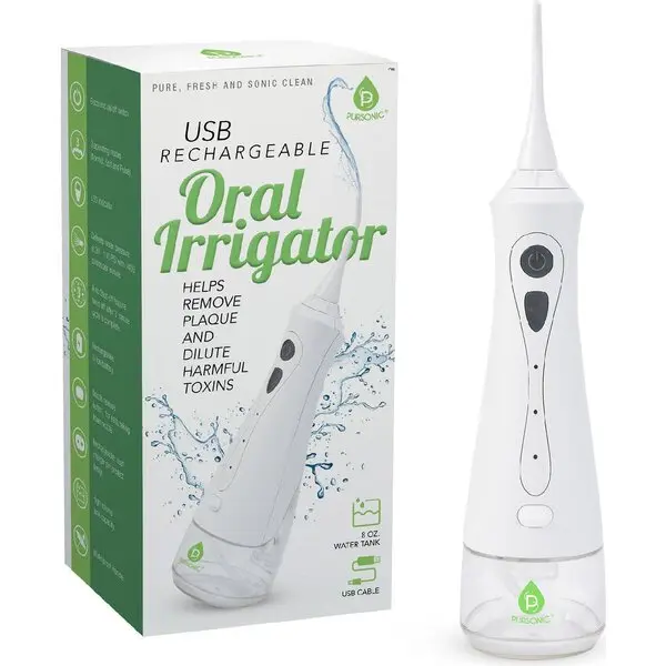 PURSONIC Usb Rechargeable Oral Irrigator - White