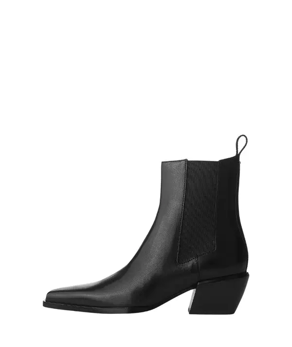 Rag & Bone Joni Leather Chelsea Boots - Black