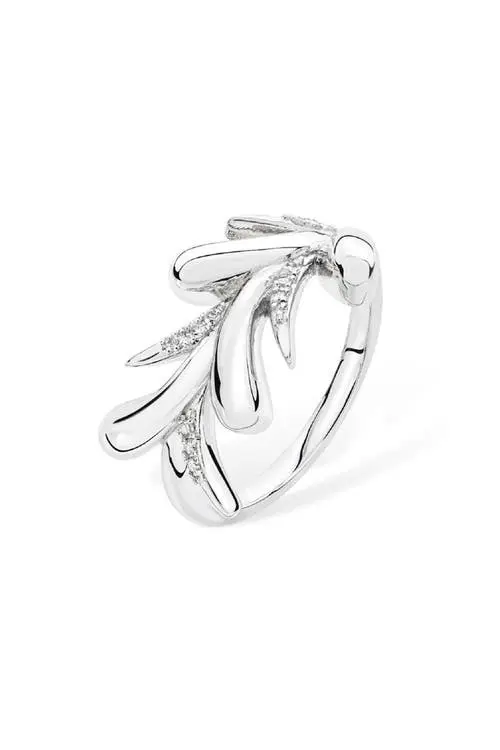 LUCY QUARTERMAINE Sycamore Vermeil Ring - Sterling Silver