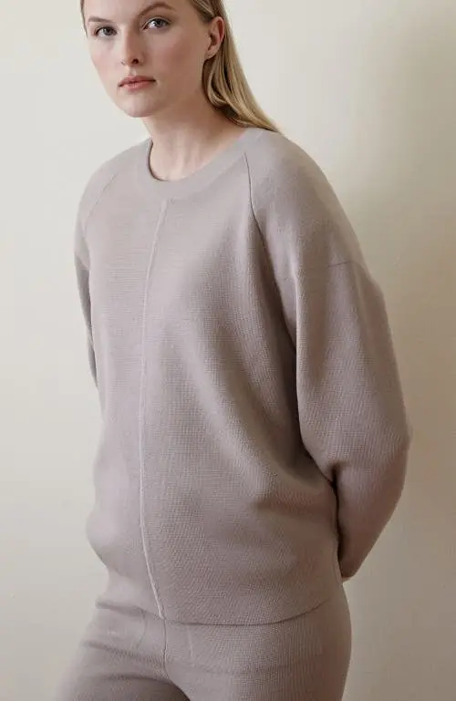 OYUN Modern Merino Wool Sweatshirt - Dove Grey