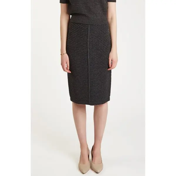 OYUN Tiffany Pencil Skirt - Caviar