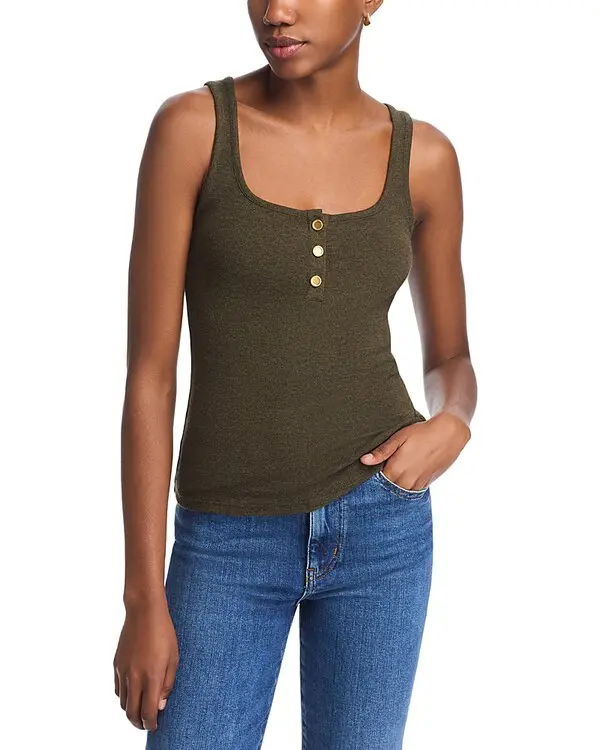 FRAME Ribbed Tank Top