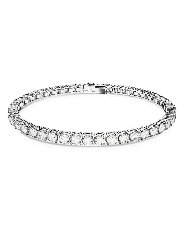 SWAROVSKI Matrix Tennis Bracelet - Silver