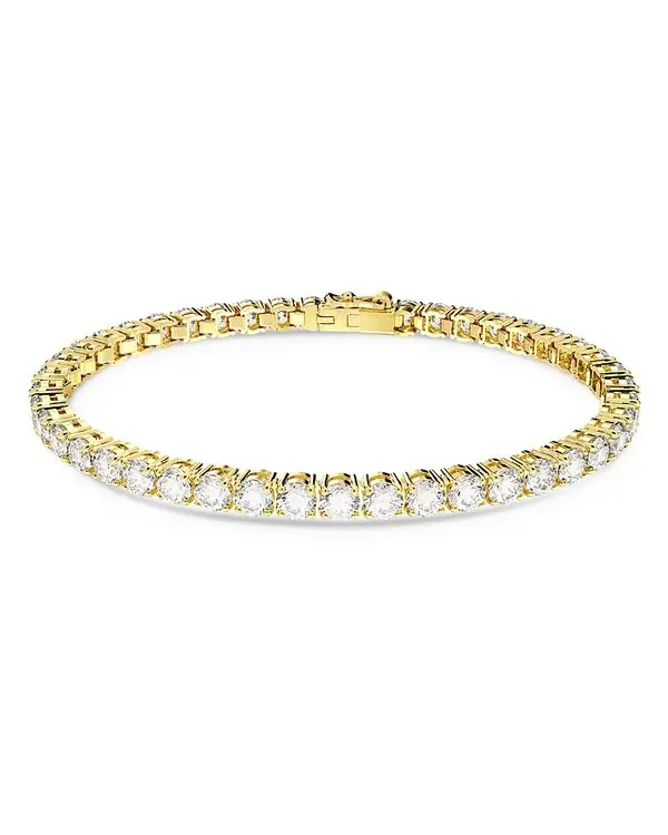 SWAROVSKI Matrix Tennis Bracelet - Gold