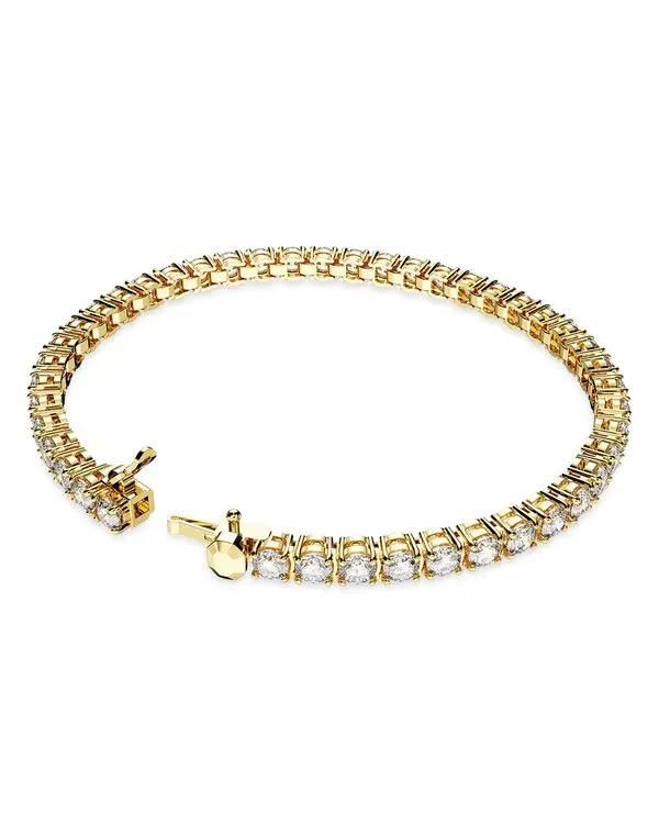 SWAROVSKI Matrix Tennis Bracelet - Gold