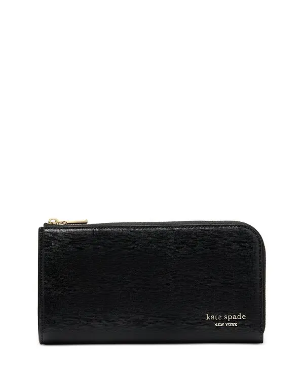 Kate Spade New York Zip Around Continental Wallet - Black