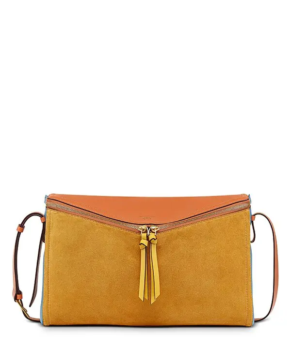 Mcm Diamant 3d Leather Large Shoulder Bag - Multi