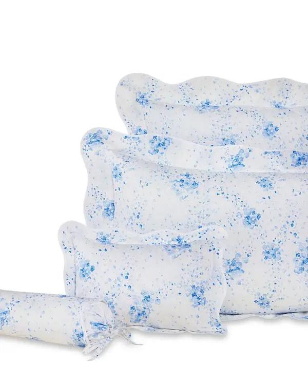PRATESI M'ama Non M'ama Continental Euro Sham - Medium Blue