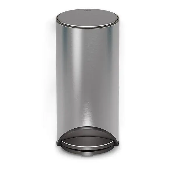 JOSEPH JOSEPH Arc 30 Liter Slimline Pedal Trash Can With Liner Pocket - Stainless Steel