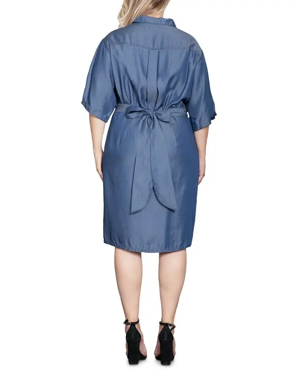 STANDARDS & PRACTICES Denim Shirt Dress
