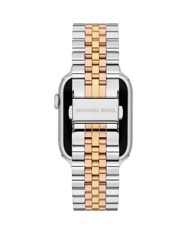 Michael Kors Tri-tone Stainless Steel Apple Watch Band