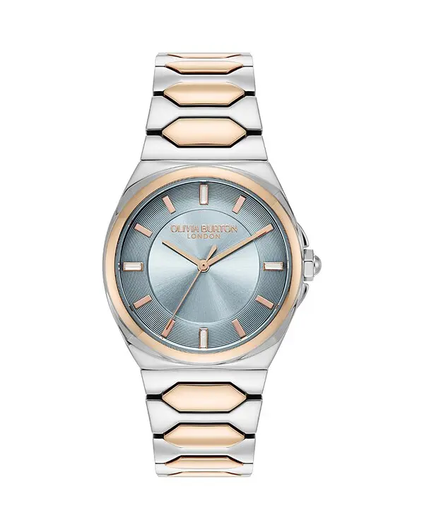 OLIVIA BURTON Lustre Watch, 34mm - Blue/two-tone