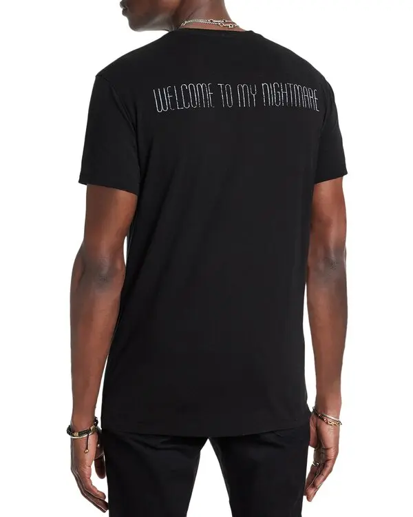 John Varvatos Alice Cooper Graphic Tee - Black