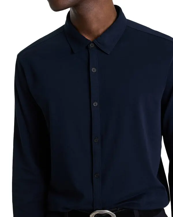 John Varvatos Levi Knit Shirt - Navy