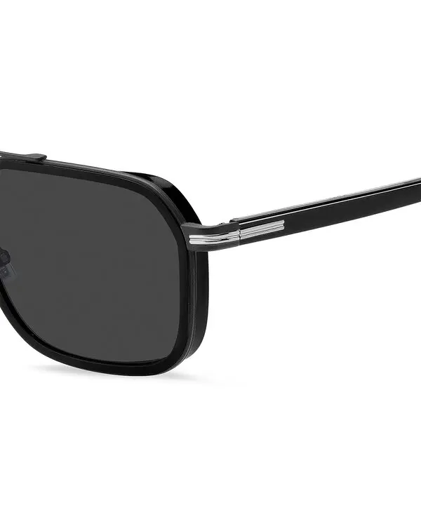 Hugo Boss Rectangle Sunglasses, 55mm