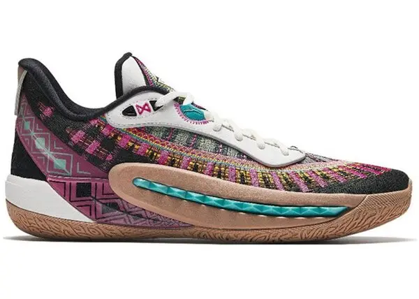ANTA Shock Wave 6 Pro Catching Dreams Sneakers - Black/white/pink