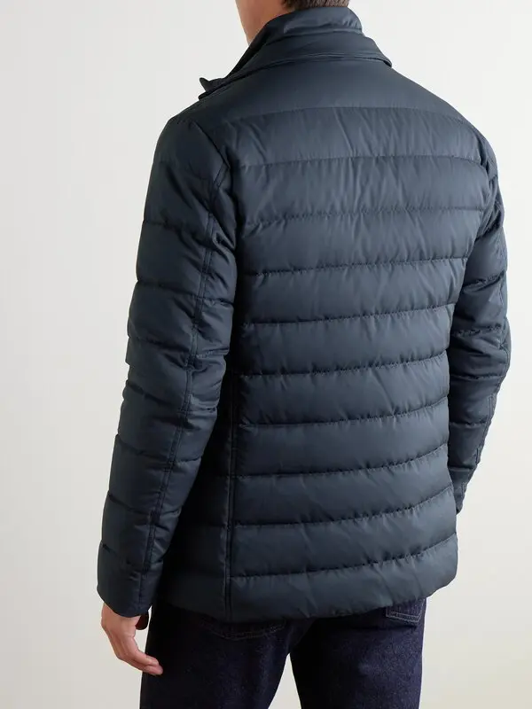 Herno Slim-fit Convertible Padded Quilted Shell Down Blazer