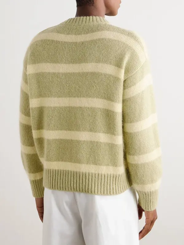 FEDERICO CURRADI Striped Wool-blend Sweater