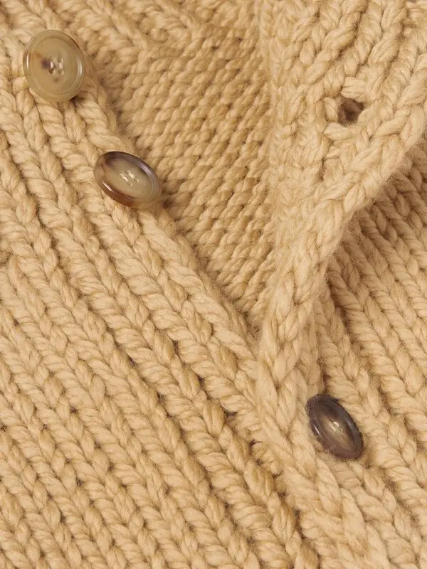 FEDERICO CURRADI Ribbed Wool Cardigan