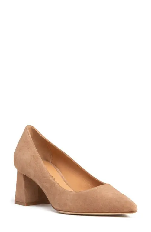 BEAUTIISOLES Corina Pointed Toe Pump - Camel