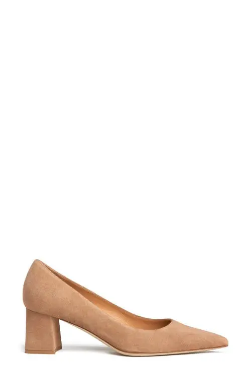 BEAUTIISOLES Corina Pointed Toe Pump - Camel
