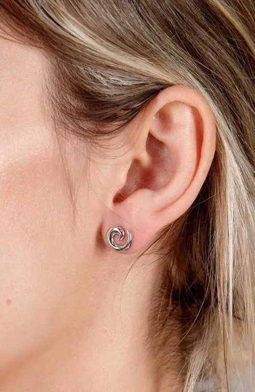 LUCY QUARTERMAINE Swirl Studs