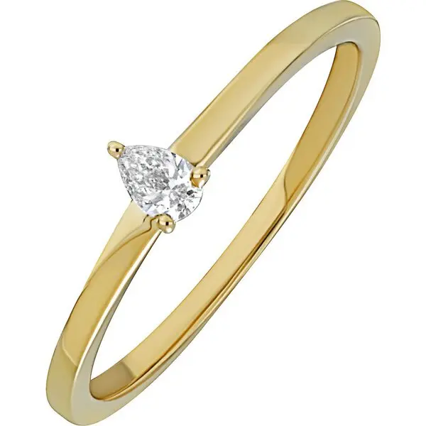 Bony Levy Liora Diamond Stacking Ring - 18k Yellow Gold