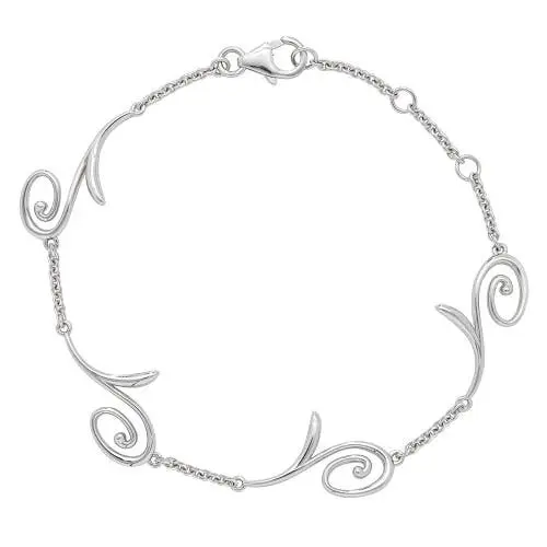 LUCY QUARTERMAINE Q Bracelet - Sterling Silver