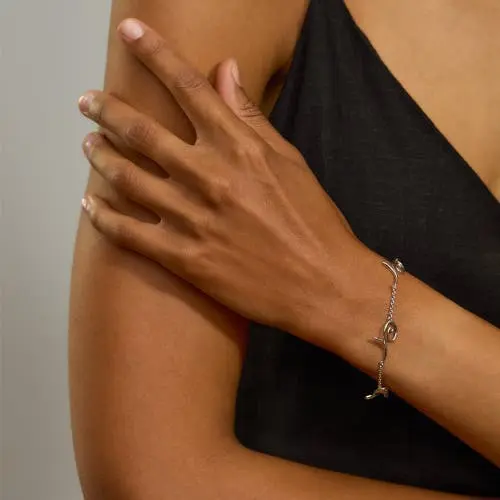 LUCY QUARTERMAINE Q Bracelet - Sterling Silver