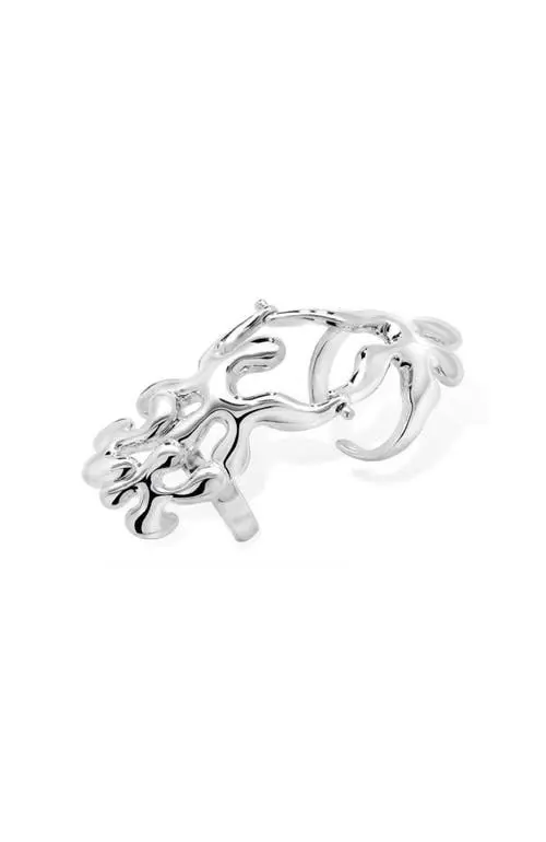 LUCY QUARTERMAINE Splash Armour Ring - Sterling Silver