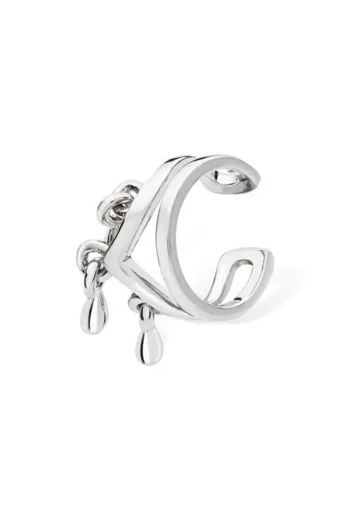 LUCY QUARTERMAINE Tri Drop Ear Cuff