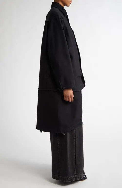 MAISON MARGIELA Heavy Cotton And Wool Reversible Coat