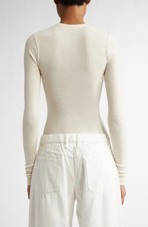 JIL SANDER Virgin Wool Crewneck Top