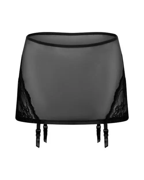 ADORE ME Margeaux Garter Belt - Black