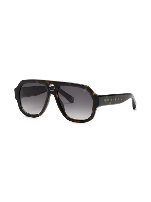 Philipp Plein Starlight Aviator Sunglasses - Brown