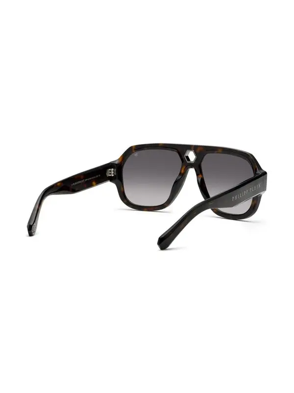 Philipp Plein Starlight Aviator Sunglasses - Brown