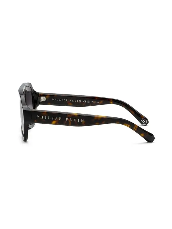 Philipp Plein Starlight Aviator Sunglasses - Brown