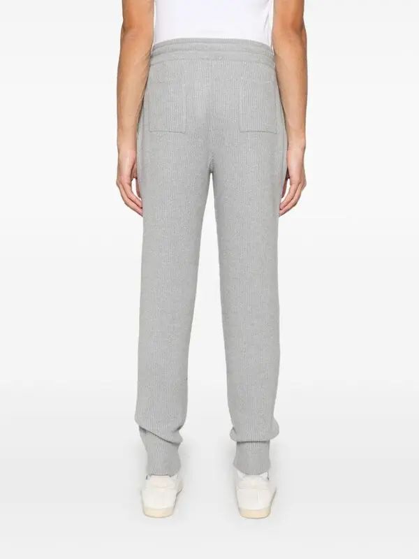 D4.0 Ribbed Track Pants - Grey