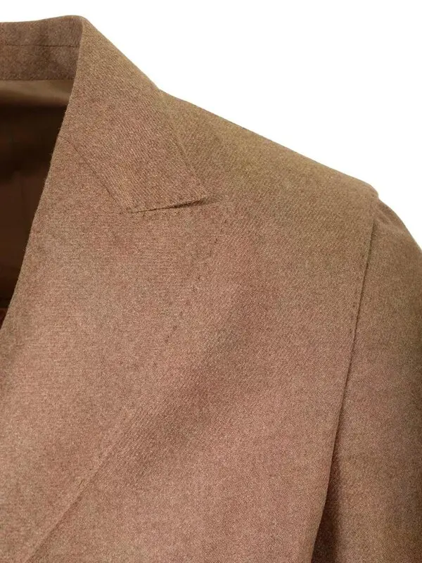 BARBA NAPOLI Flannel Blazer - Brown