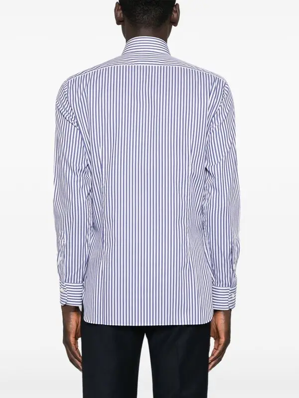 BARBA NAPOLI Striped Shirt