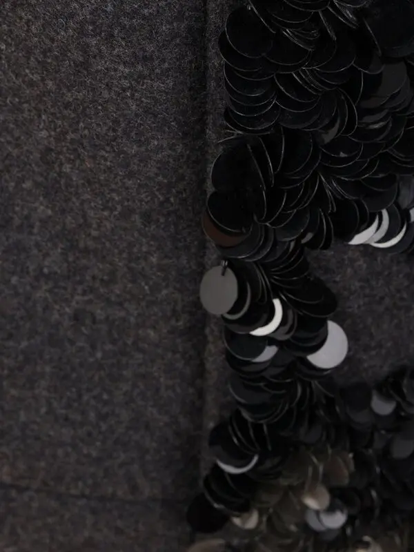 Plan C Sequin-embellished Midi Skirt