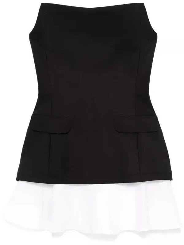 IOANA CIOLACU Corset Mini Dress - Black