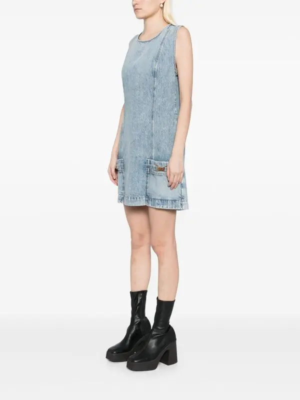Stella McCartney Clasp-embellished Denim Dress