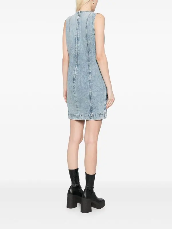 Stella McCartney Clasp-embellished Denim Dress