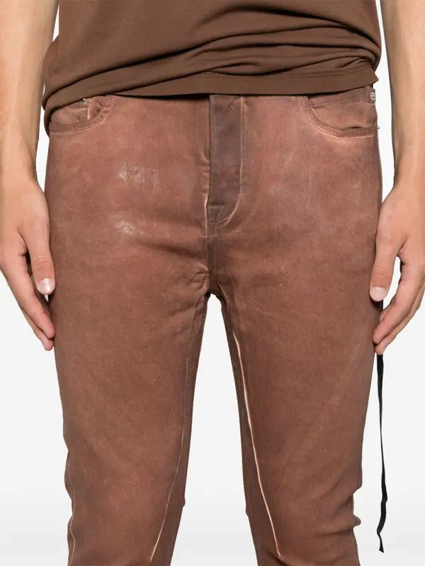 Rick Owens Detroit Cut Jeans - Brown