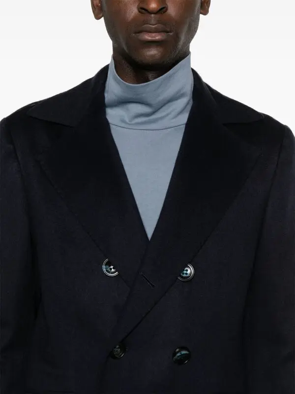 Kiton Felted Cashmere Coat
