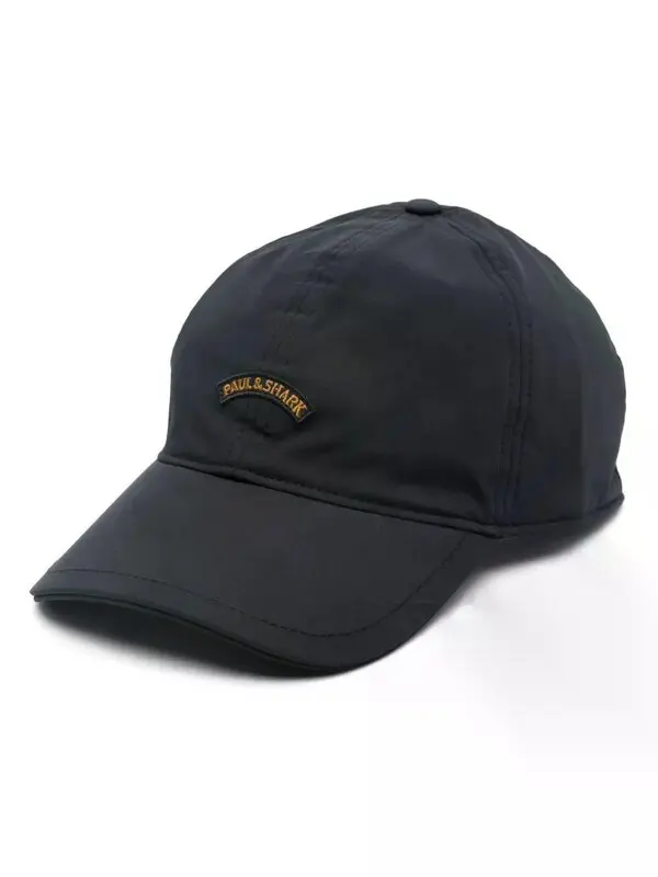 Paul & Shark Logo-patch Baseball Cap - Black