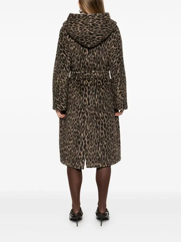 Tagliatore Daisy Leopard-print Coat
